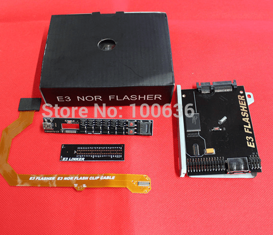 Original E3 Nor Flasher with 4 Parts for PS3 Dual Boot Slim Power ...