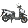 HHH Tank 150 Moped Gas Scooter 150cc Motorcycle Automatic Adult Bike with 12" Aluminum Wheels ...