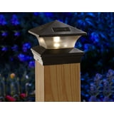 Moonrays 91268 Solar Powered LED Post Cap Light, 6-Inch by 6-Inch Post ...