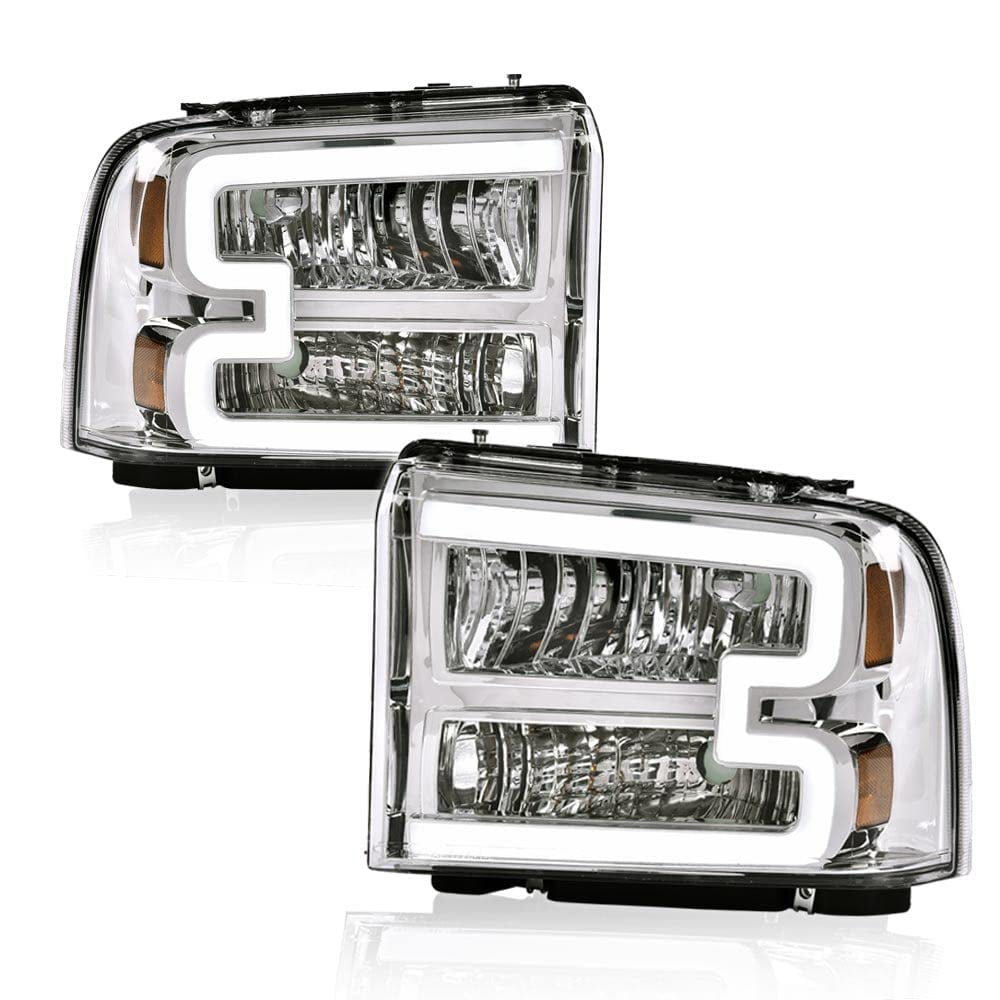 PIT66 LED Headlights, Fit for2005-2007 Ford F250 F350 F450 F550 Super ...