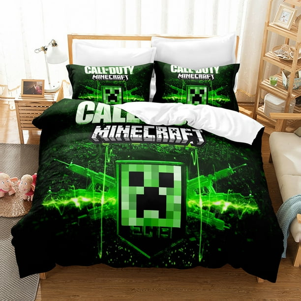 Minecraft Duvet Cover Set MC Bedding Set 3D Digital Printing Quilt ...