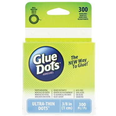 Glue Dots .5" Poster Dot Sheets Value Pack-600 Clear Dots - Walmart.com