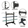 petoto 6 Tier Samurai Sword Stand, Multilayer Floor Standing Sword Rack ...