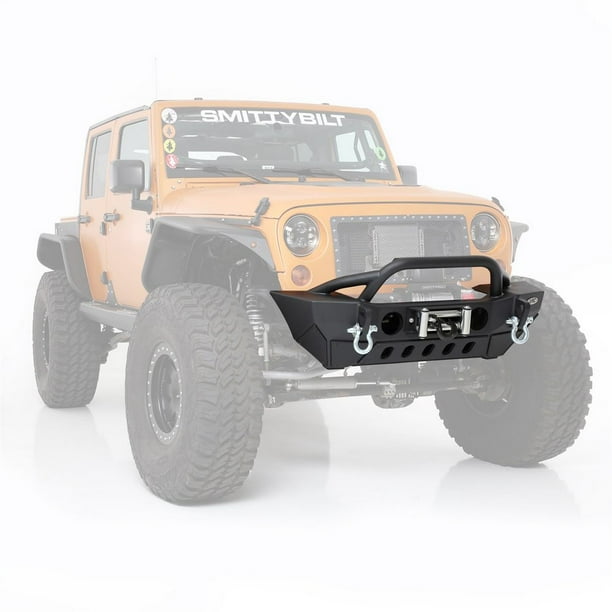 Smittybilt XRC Gen2 Front Bumper with Winch Plate (Light Texture Black ...
