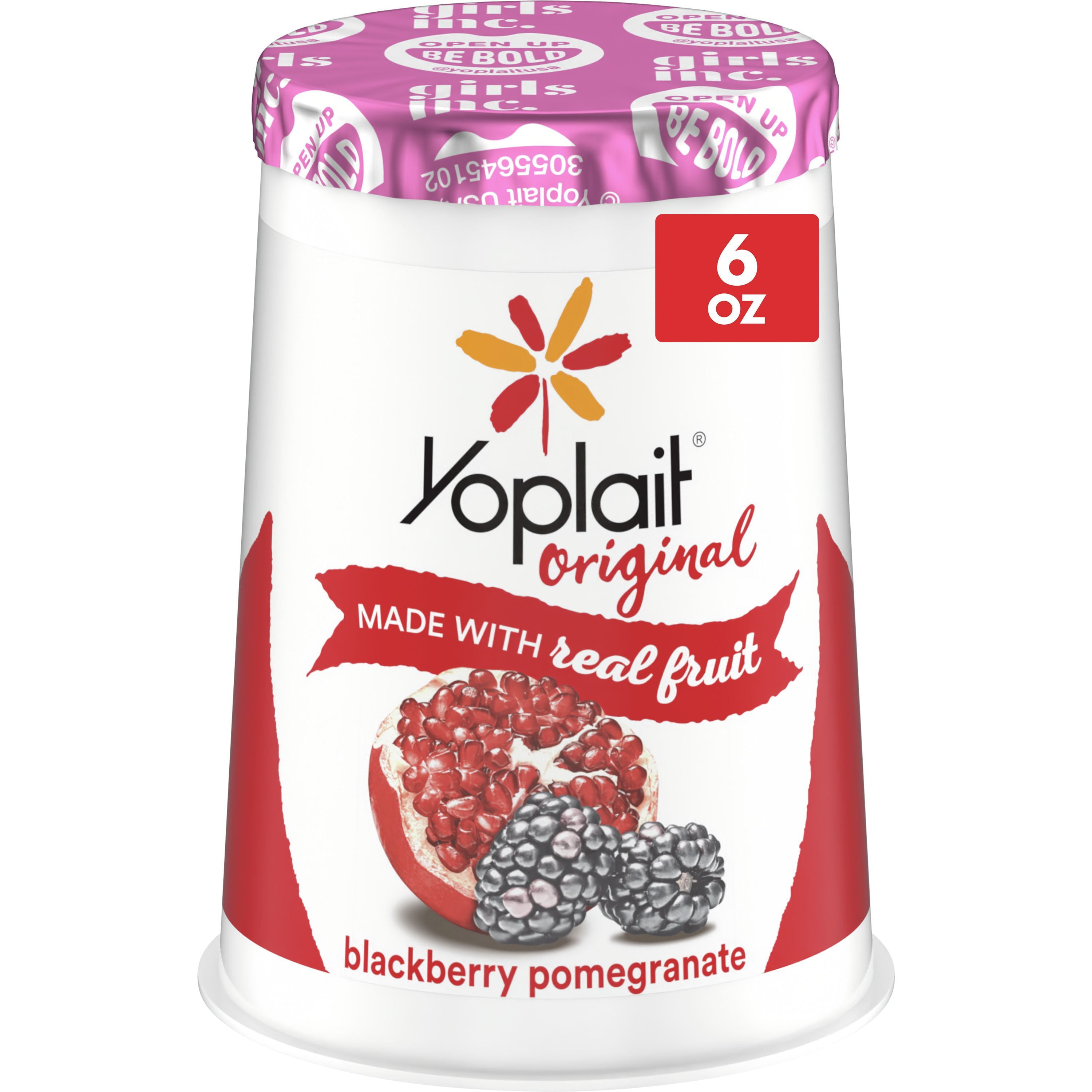 Yoplait Original Blackberry Pomegranate Low Fat Yogurt 6 OZ Yogurt Cup ... Yoplait Original Blackberry Pomegranate Low Fat Yogurt 6 OZ Yogurt Cup ...