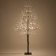 4 ft Black Fairy Light Tree Light Decor Lighted Halloween Trees Home ...