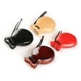2 Pcs Flamenco Dance Castanets with String Wood Spanish Castanet Hand ...