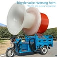 BIBABLYKE Electric Tricycle Motorcycle Reversing Voice Alert Horn with ...