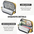 Standing Pencil Case with Base Large Capacity Stationery Pouch Pen Bag ...