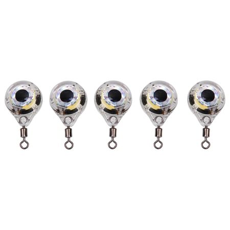 Lure Light, Plastic Material Lightweight Eye Shaped LED Fishing Spoons ...