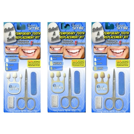 Instant Smile Select A Tooth Temporary Tooth Replacement Kit- Combo ...