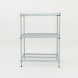 Design Ideas MeshWorks 3-Tier Metal Storage Shelving Unit Rack, Silver ...