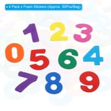 Uxcell Foam Stickers,4Pack 188Pcs EVA Self Adhesive Foam Shape Stickers ...