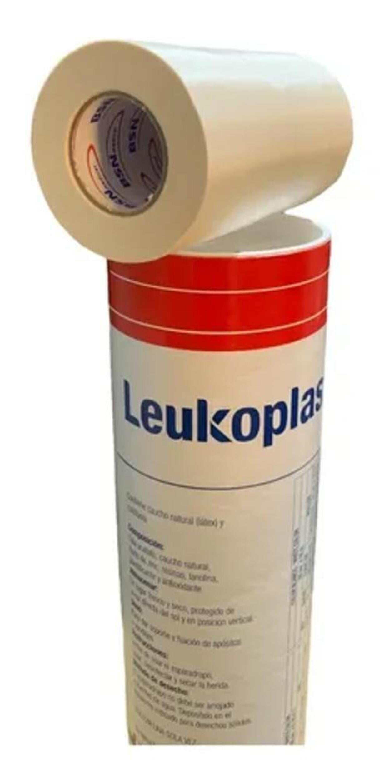 Tubo 3 Piezas Tela Adhesiva Leukoplast 4 10 Cm X 10 M Leukoplast ...
