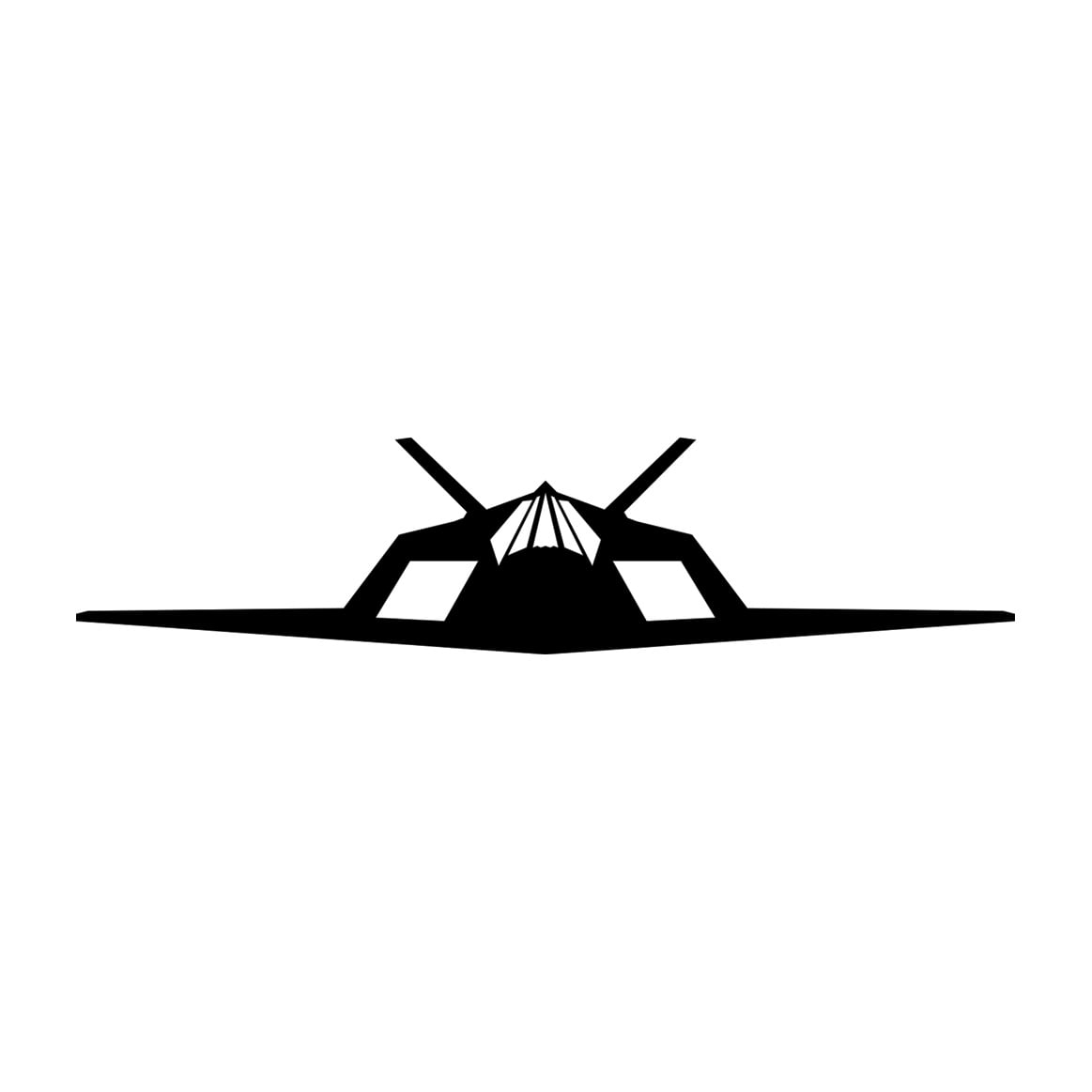 F-117 Nighthawk Sticker Decal Die Cut - Self Adhesive Vinyl ...