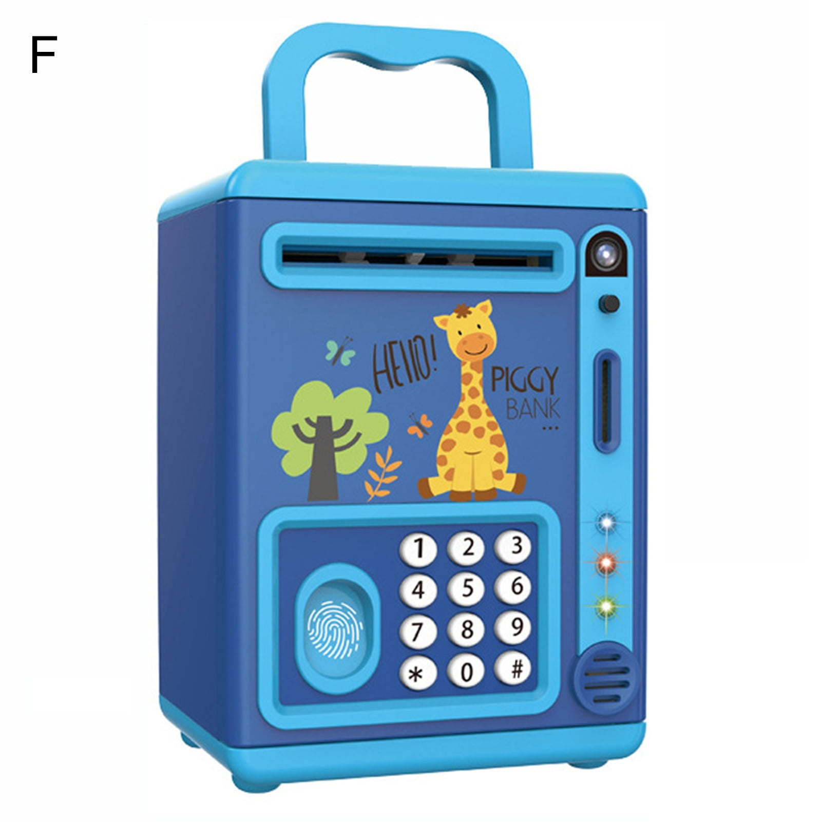 Temacd Kids Money Bank Password Code Lock Fingerprint Chirtmas Birthday ...