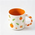 Adorable Fruit Series 12oz Ceramic Mug - Fun Lemon, Strawberry, Avocado ...