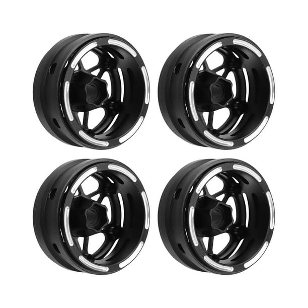 4Pcs RC Wheel Rim Hubs,1.9in Carbon Fiber RC Beadlock Wheel Hubs For ...