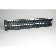Intellinet Network Solutions® Cat-6 Utp Patch Panel, 48 Port, 2u ...