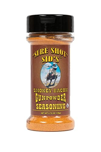 Sure Shot Sid’s Smokey Bacon Gunpowder Seasoning - Famous BBQ Rub ...