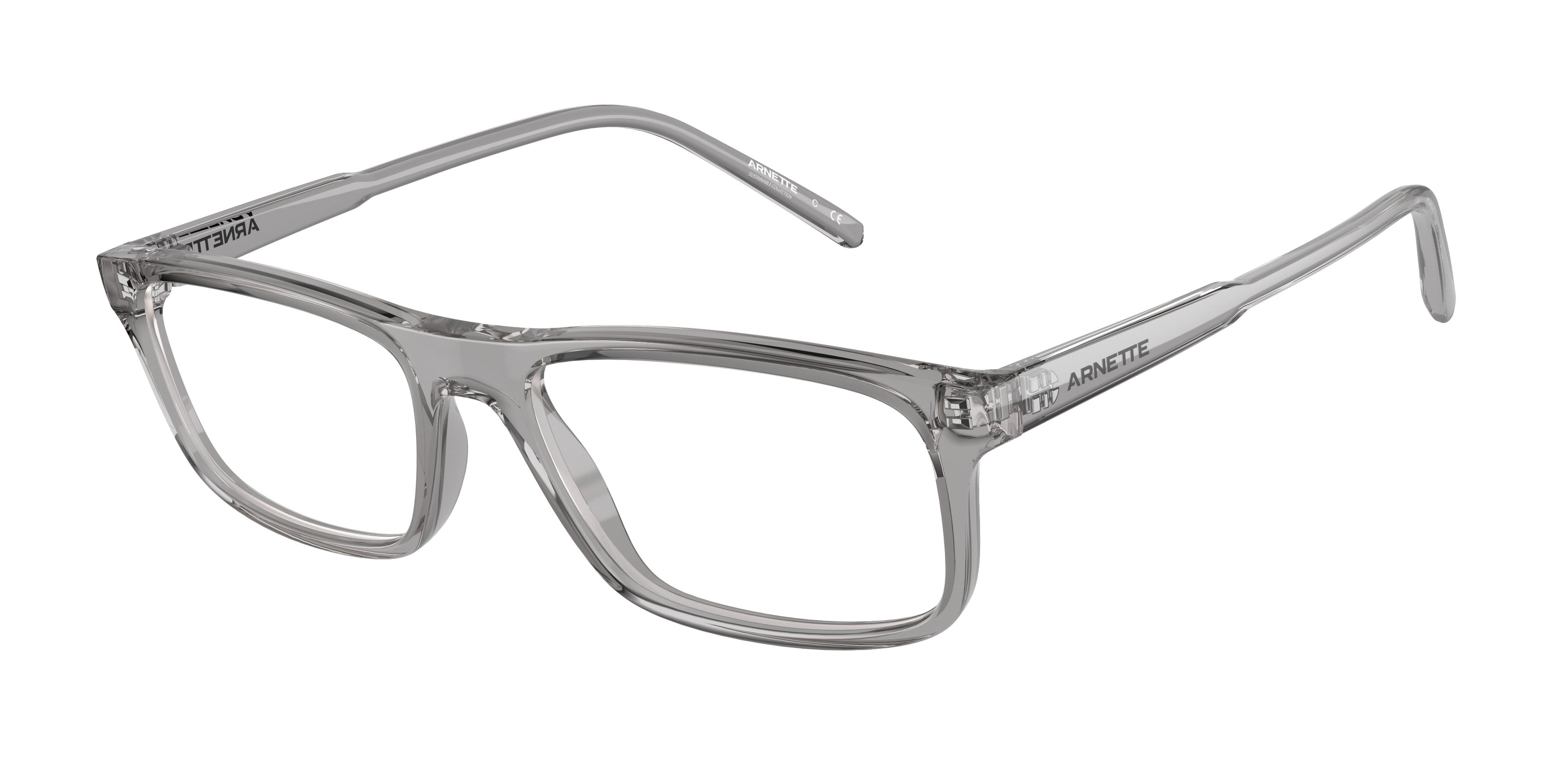 Eyeglasses Arnette AN 7194 2665 Dark Voyager Transparent Grey - Walmart.com