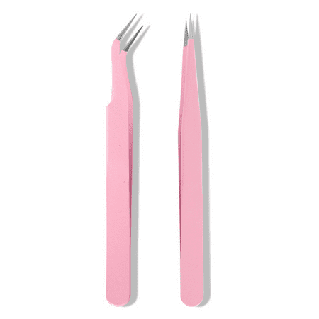 Tweezers Set - Precision Tweezers - Slant and Pointed Tweezers ...