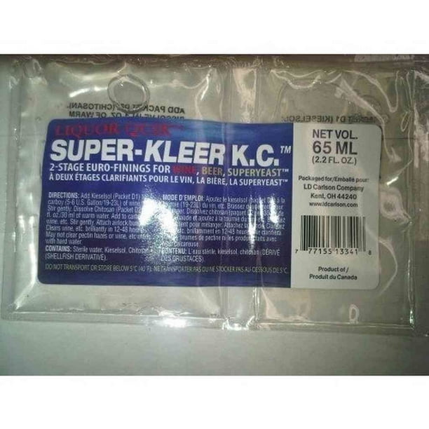 Super-Kleer Finings (Kieselsol/Chitosan) - 65 mL Packet - Walmart.com