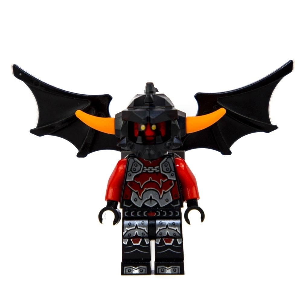 LEGO Nexo Knights Ash Attacker - Orange Horns, Wings Minifigure ...