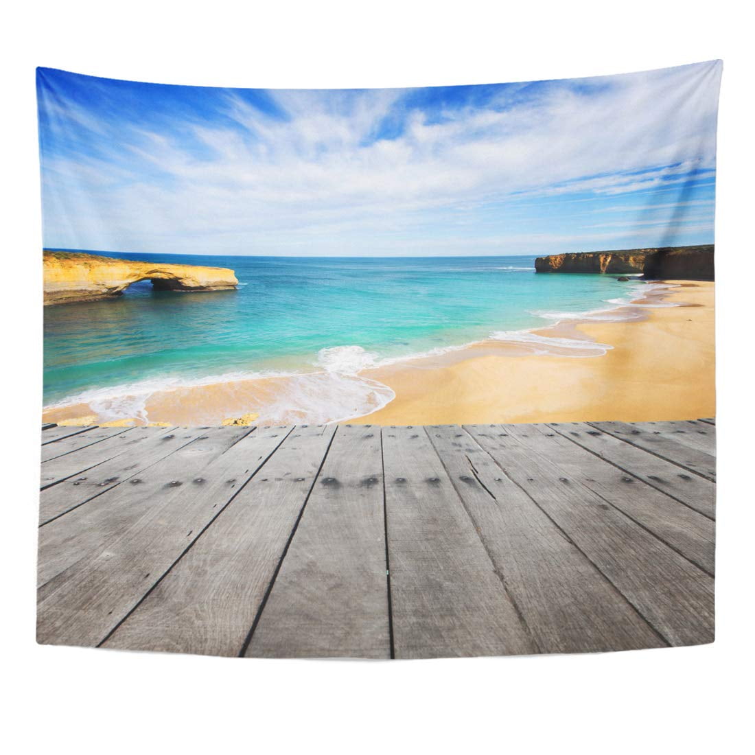 REFRED Clean Beach Plank Board London Bridge As Australia Cape Wall Art ...