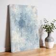 Abstract Canvas Wall Art for Living Room, Vintage Blue Grey Mottled ...
