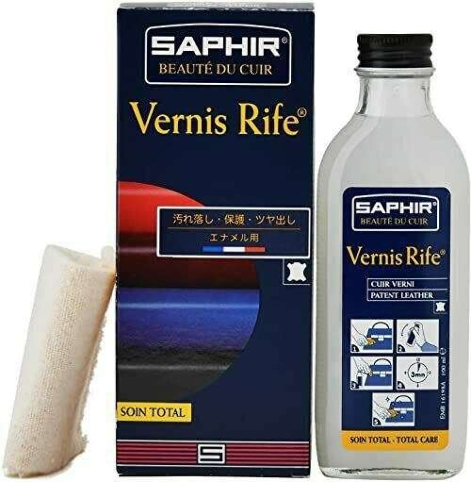 Saphir Vernis Rife - Patent Leather Cleaner (3.52 oz/ 100 ml) - Walmart.com