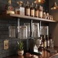 Inverted Cup Holder Rack for Kitchen Living Room and Entryway Storage ...