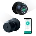 Aluminum alloy smart door lock with fingerprint and App unlock ...