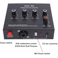 Microphone Preamp Gain Mic Booster, 48V XLR Balanced Dynamic and ...
