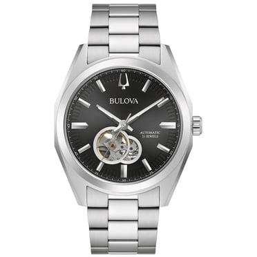 Bulova Modern Mechanical Wrist Watch, Automatic Men's Watch 98A203 with ...