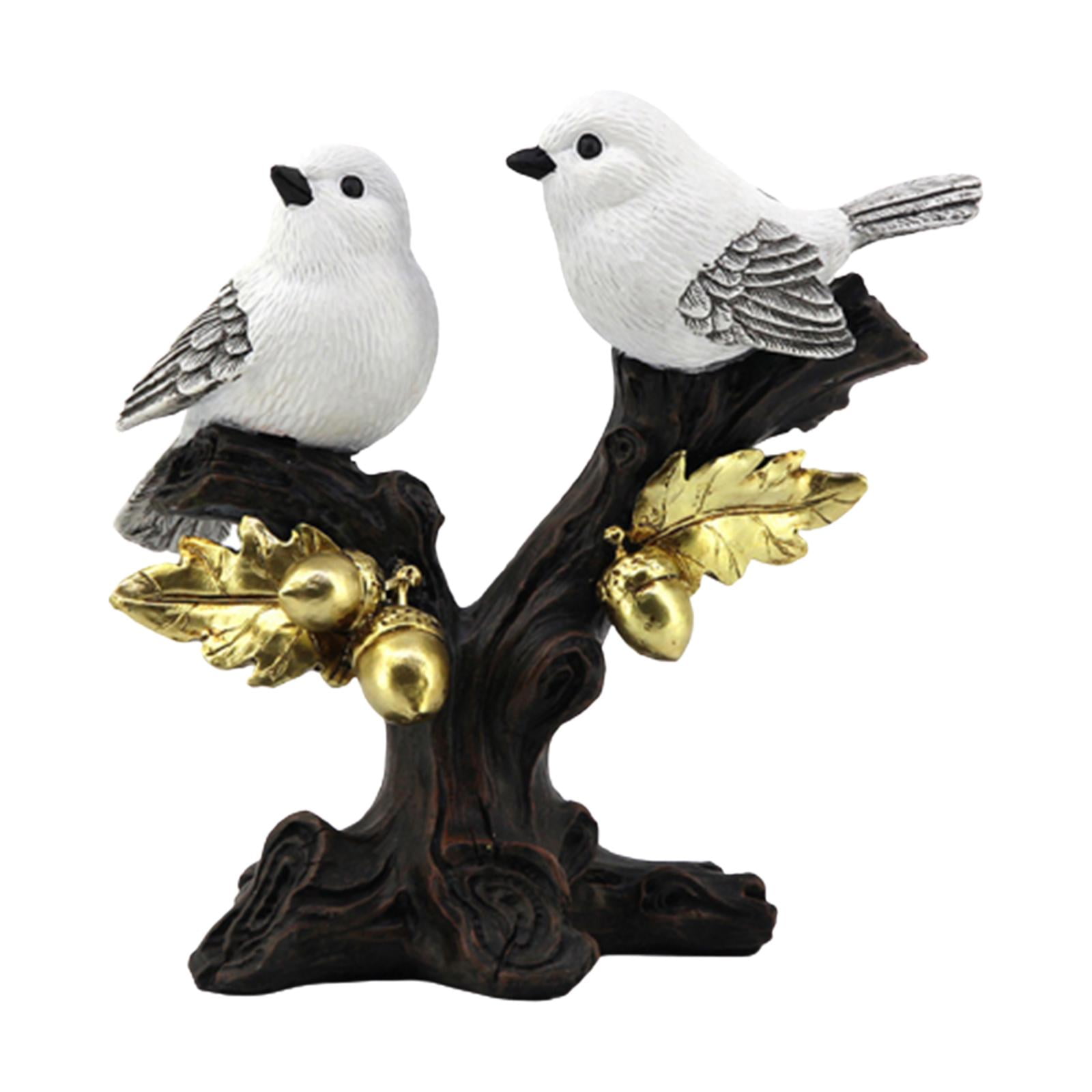 Bird Figurine Bird Statue Simulation Resin Collection Handicraft ...