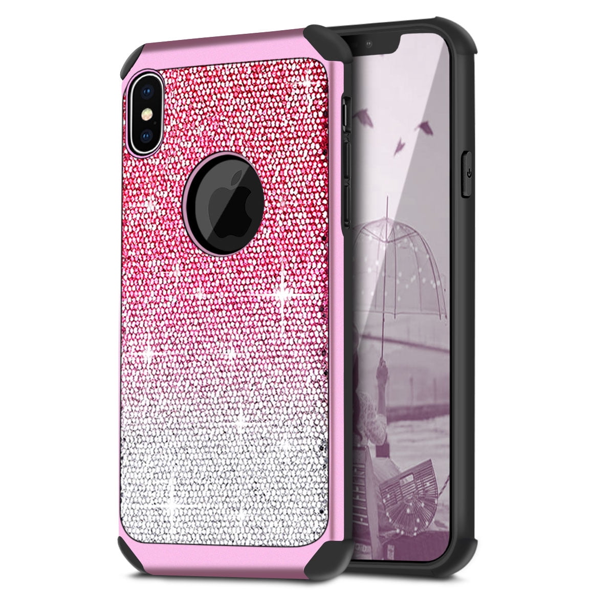 iPhone XS Max Case, Cellularvilla Hybrid Shiny Sparkle Luxury Glitter ...