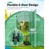 Quictent 20x10x6.6 FT Walk-in Greenhouse, Heavy Duty w/ Reinforced PE Cover, Green - Walmart.com