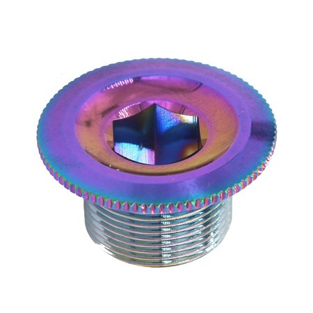 M18 M20 MTB Bike Crank Screw Bolt Cover Cap Waterproof Aluminum ...