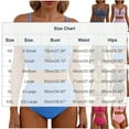 Ahuyic Womens Bikini,Womens Solid Sling V-Neck Hollow Swimsuit High ...