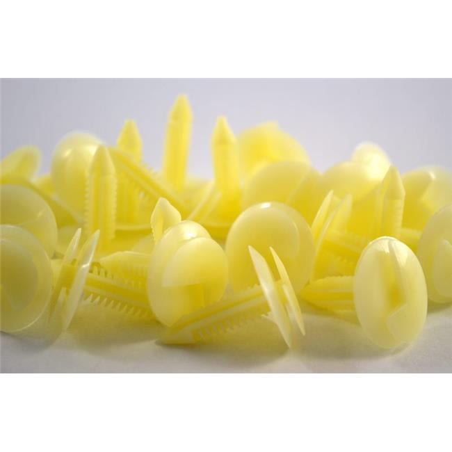 White Nylon Sheet Metal Conduit Retainer for No. 20451401 GMC - Bag of ...