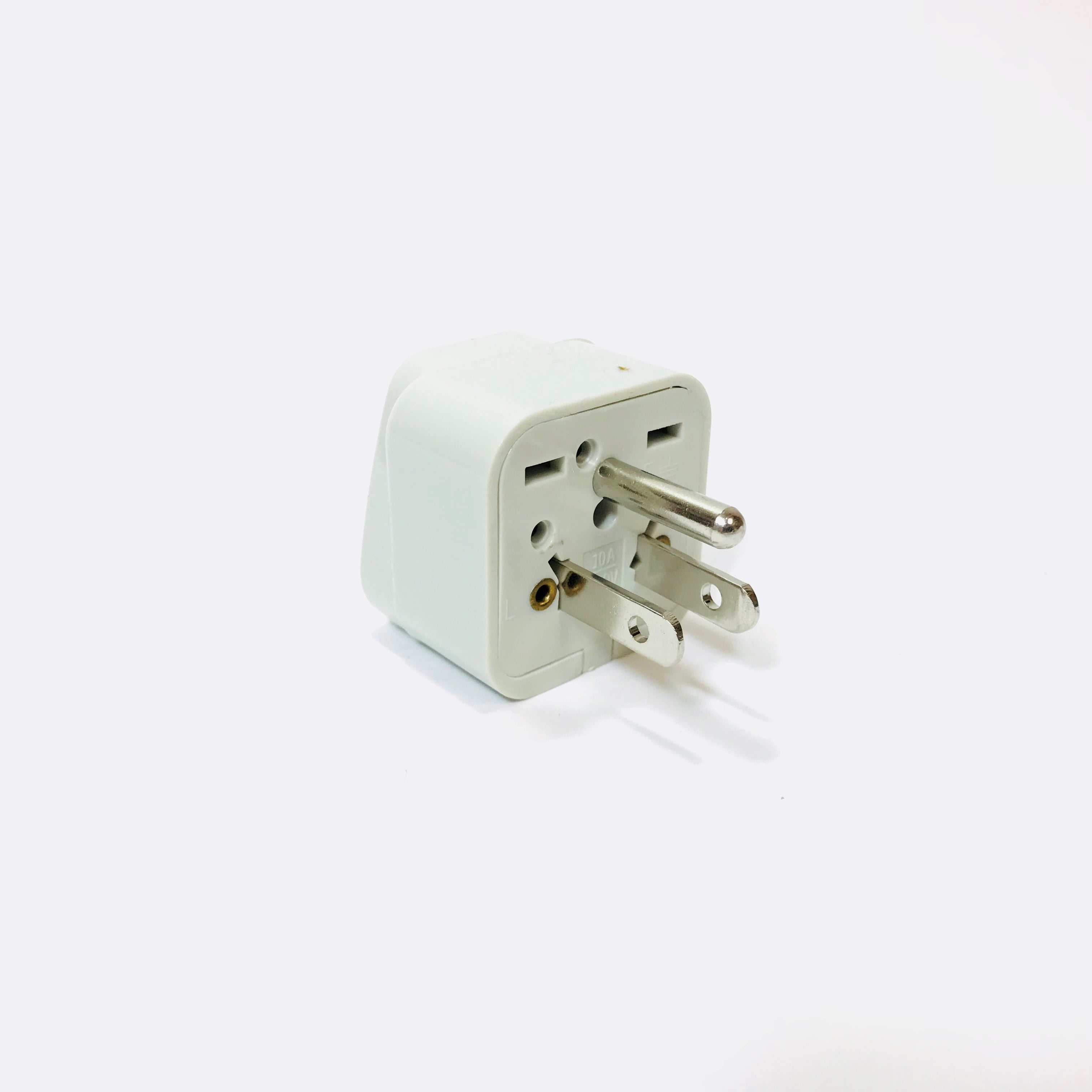 Universal to American Grounded Plug Adapter