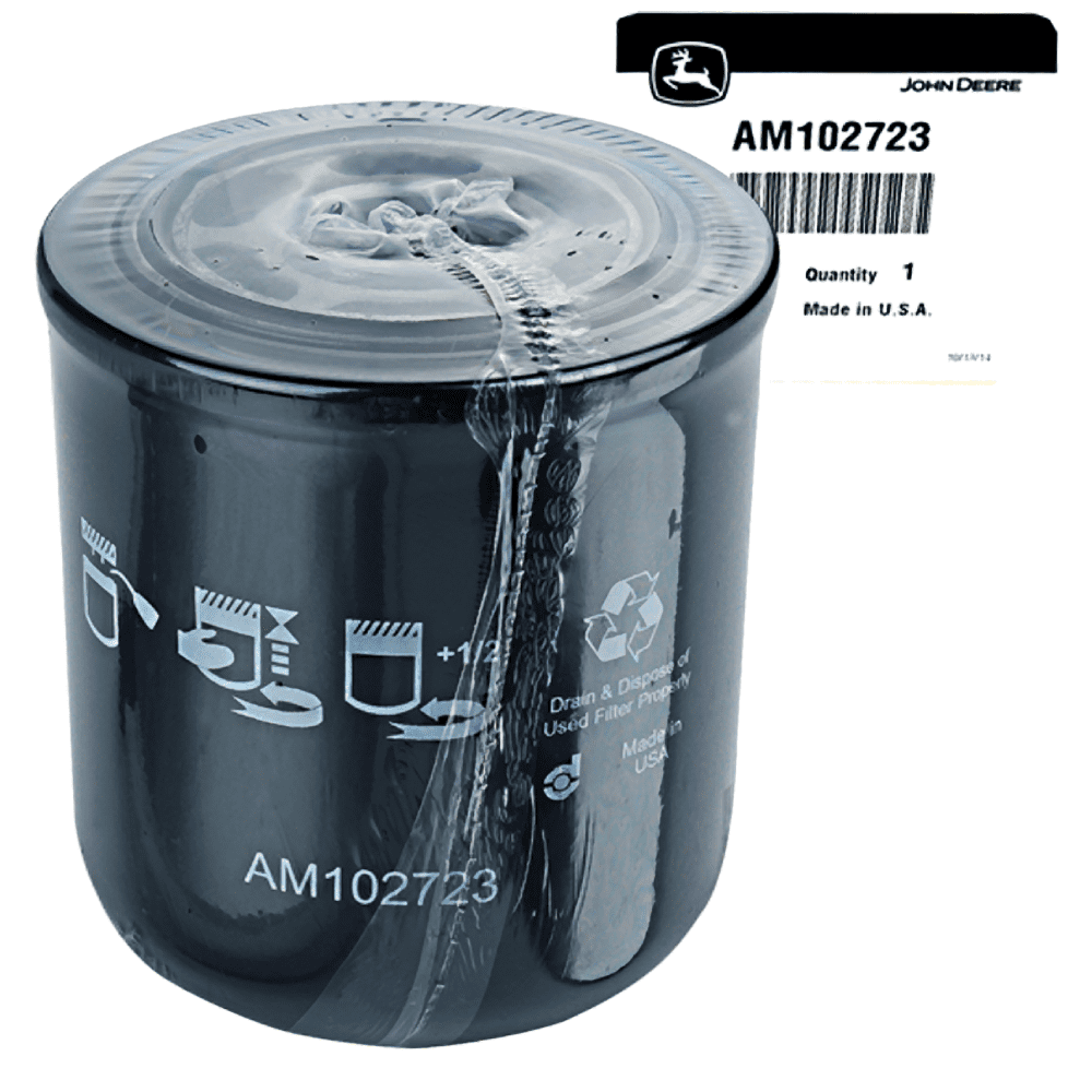 John Deere Original Equipment Oil Filter # AM102723 - Walmart.com