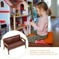 Miniature Chair Ornament Furniture Wooden Benches Outdoor Mini Bench ...
