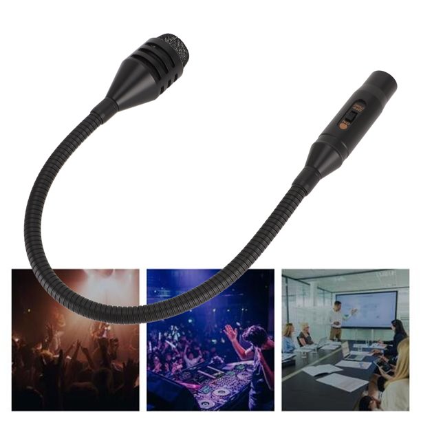 Moving Coil Gooseneck DJ Mic, Gooseneck DJ Microphone Single Direction ...