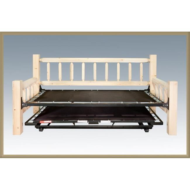 Homestead Collection Trundle Bed Day Bed with T. mech. Lacquered ...