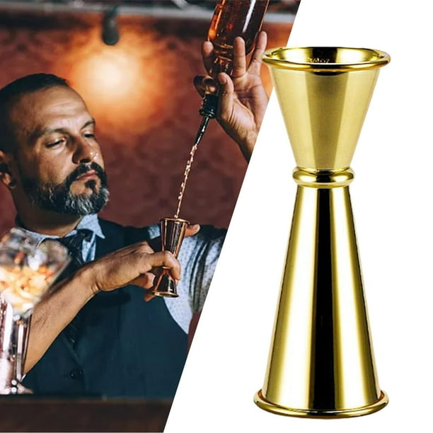 Pro Cocktail Glass Mixing Barware Double-Headed Drink Mixer for Martini ...