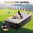 Air Mattress with Built in Pump Raised,18" Inflatable Mattress with ...