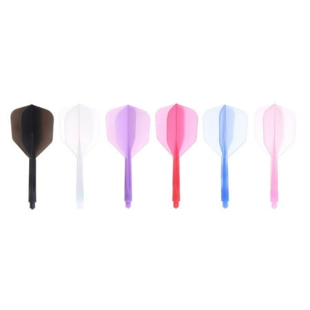 6 Pcs Transparent Fine Thread Dart Flights Darts Accessory Outdoor and ...
