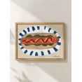 Affixzi American Hot Dog Horizontal Print, Kitchen Wall Art, Fourth of ...
